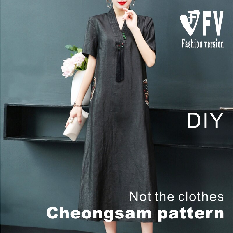 Improved Hanfu Tang suit cheongsam pattern women's... – Vicedeal