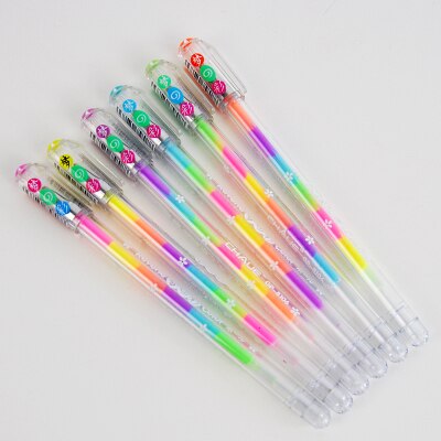 6 Colors/Set Kawaii Highlighter Pen Set Fluorescen... – Grandado