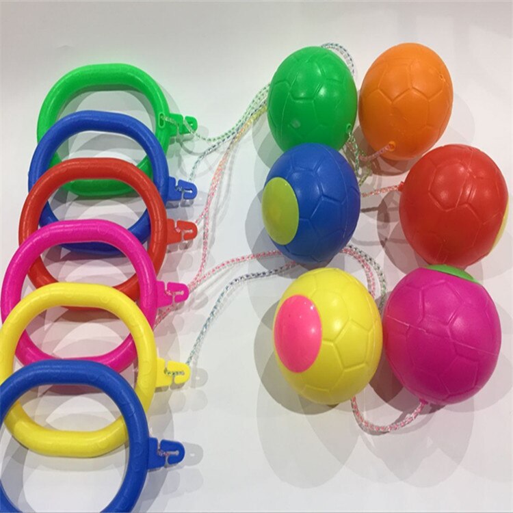 1 stk enkel fot hoppe ball leketøy roterende ball ... – Vicedeal