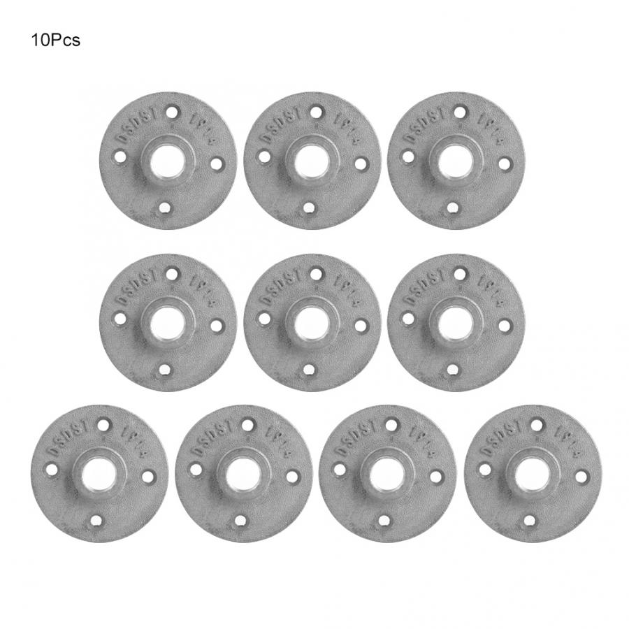 10pcs DN15 1/2in 4-Holes Flange Base Floor Flange ... – Grandado