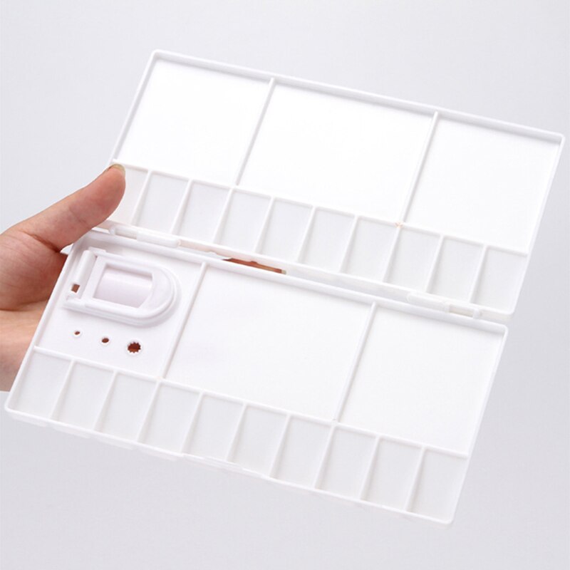 25 Grids Folding Watercolor Paint Tray Watercolor ... – Grandado