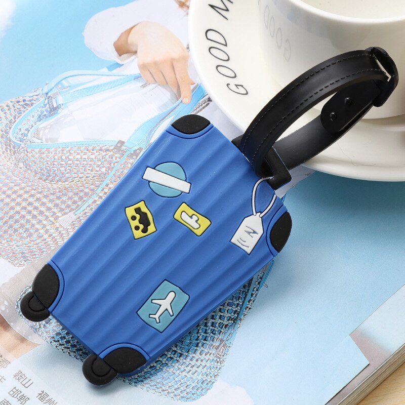 Cute Silicon Luggage Tags Suitcase ID Addres Holde... – Grandado