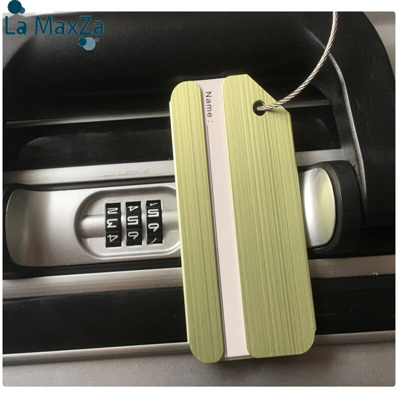 Aluminium Bagagelabel Etiqueta Maleta Tag voor Sui... – Grandado