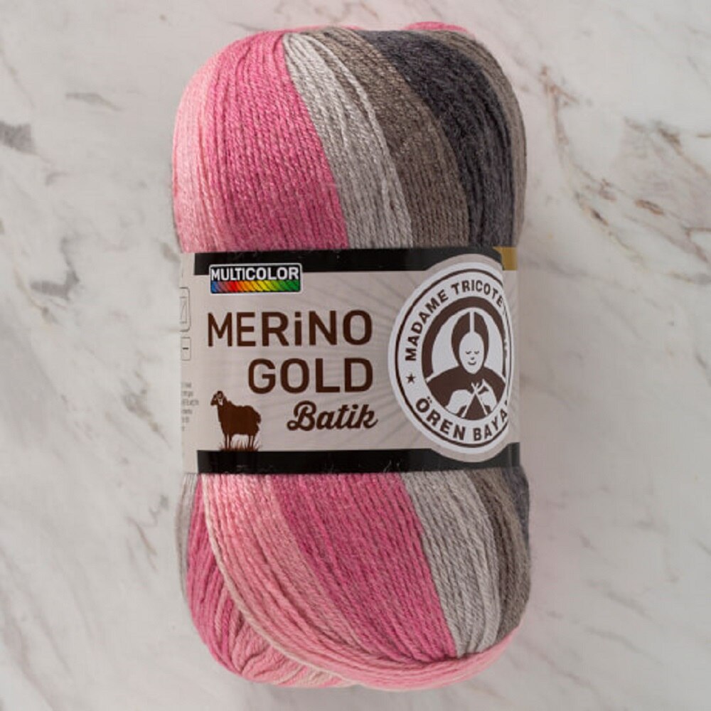 Madame Tricote Merino Gold Batik Multi Color Ebrul... – Vicedeal