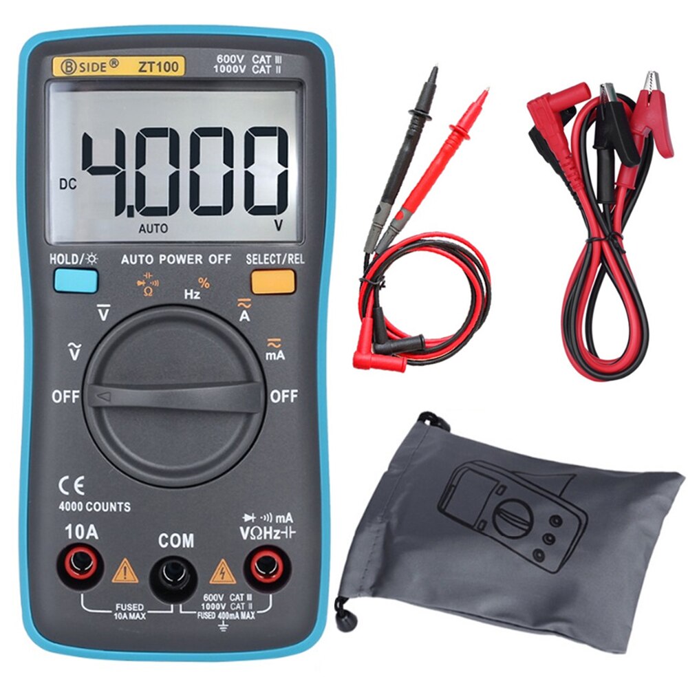 Multímetro Digital BSIDE ZT98 ZT100 4000 recuentos... – Grandado