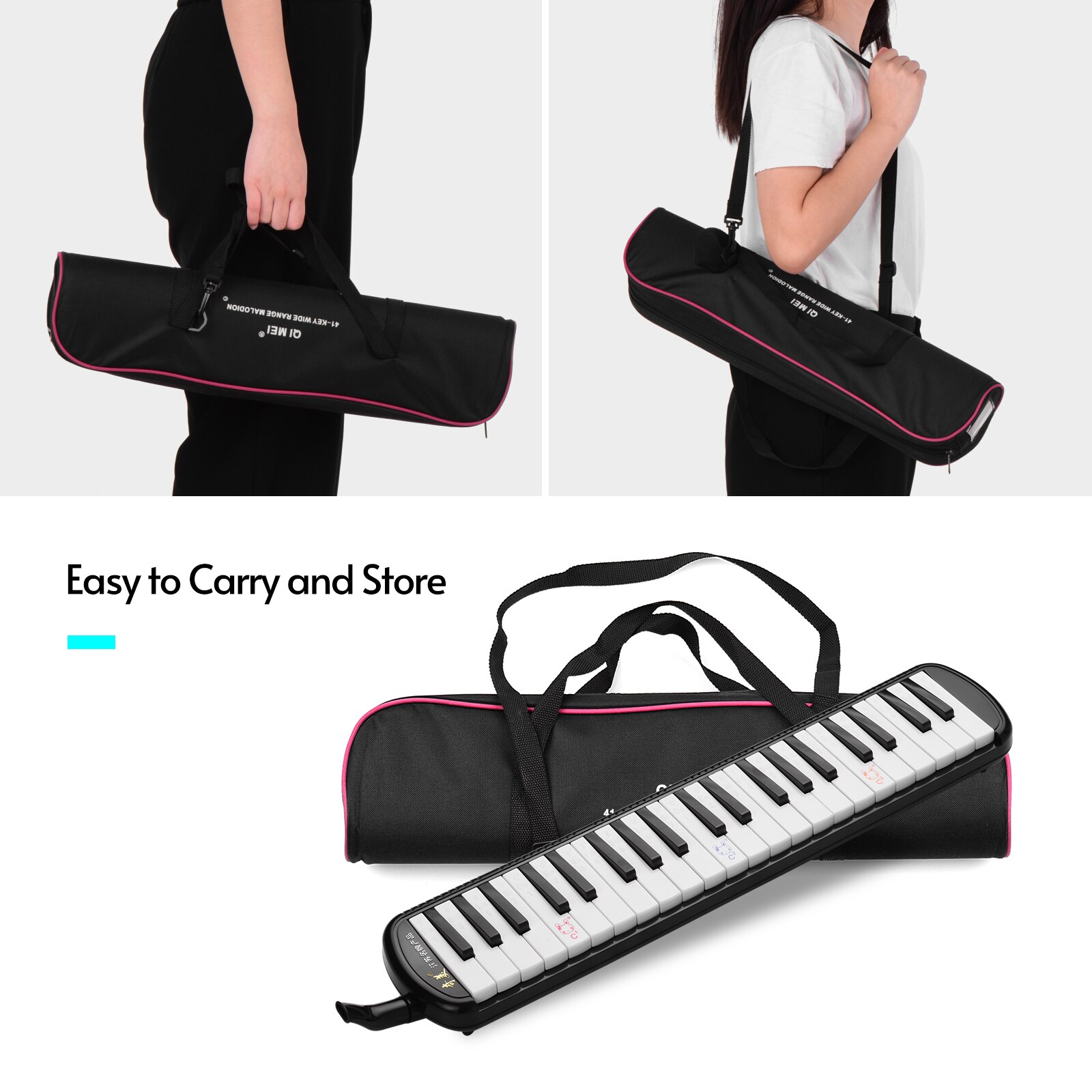 41 Keys Melodica Pianica Mouth Piano Air Piano Key... – Vicedeal
