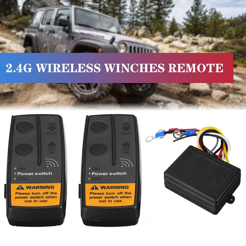 12V 2.4G 50M Digital Wireless Winches Remote Contr... – Vicedeal