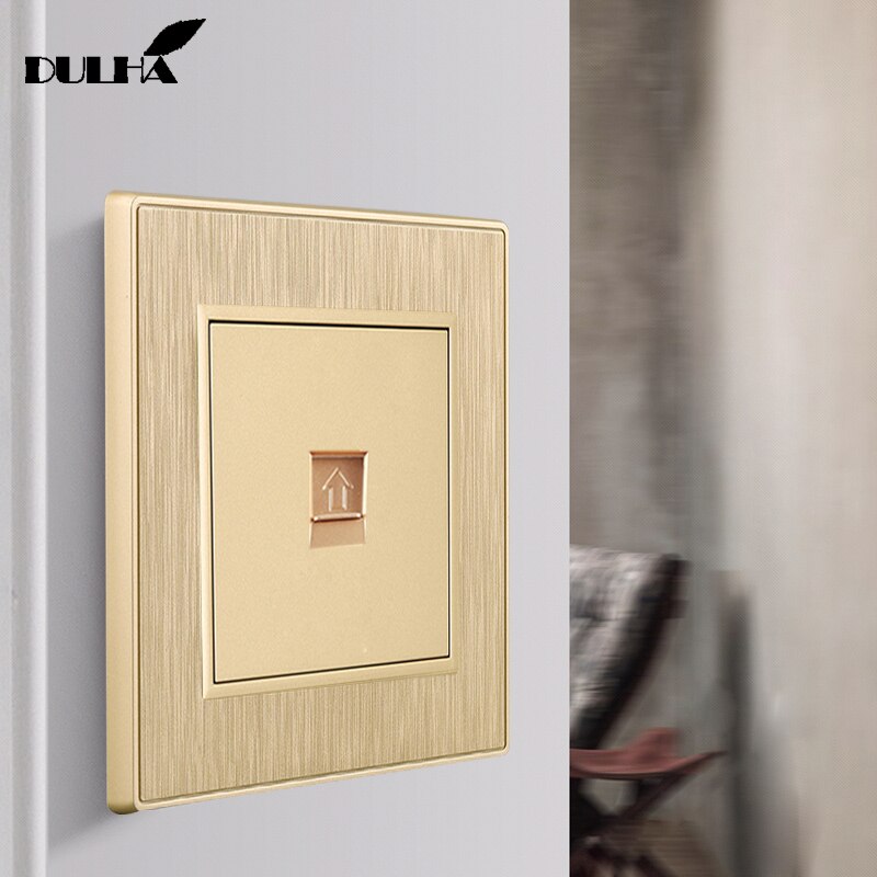 Luxury Gold Single Port Telephone Wall Socket Powe... – Grandado