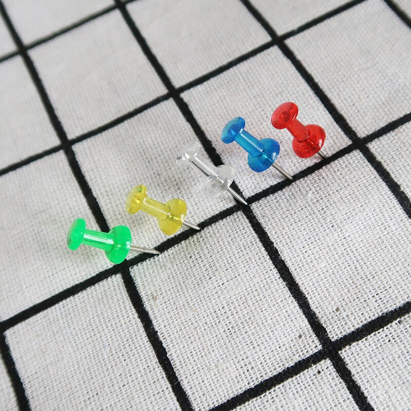 50PCS Clear Push Pins Drawing Pins Notice Cork Boa... – Vicedeal