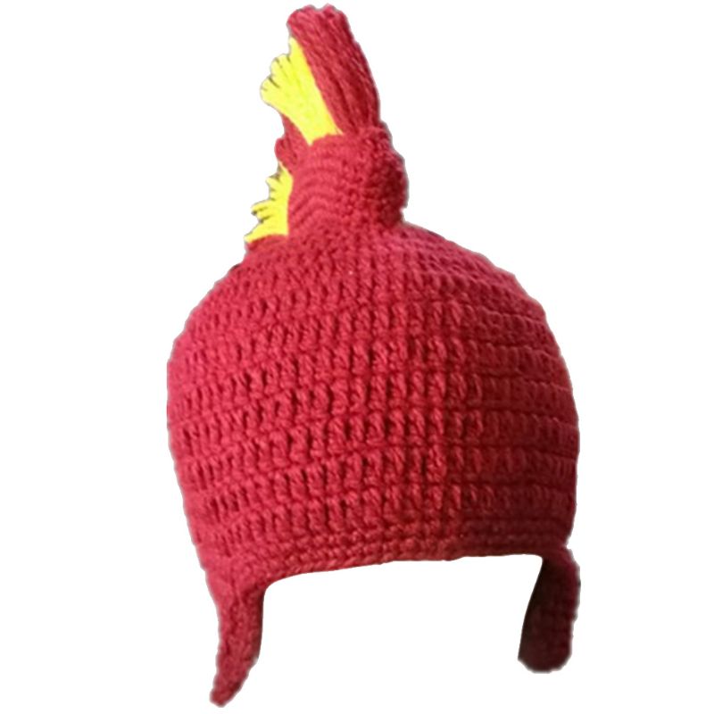 Unisex Grappige Romeinse Ridder Helm Gebreide Muts... – Grandado