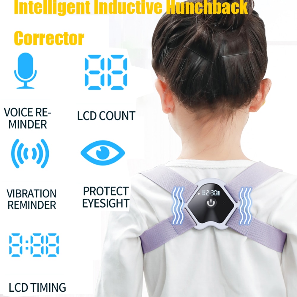 LCD Display Smart Posture Corrector Back Posture T... – Vicedeal