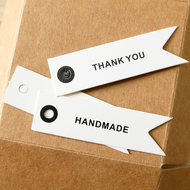 50pcs White Paper Bookmarks Thank you Wedding Part... – Vicedeal