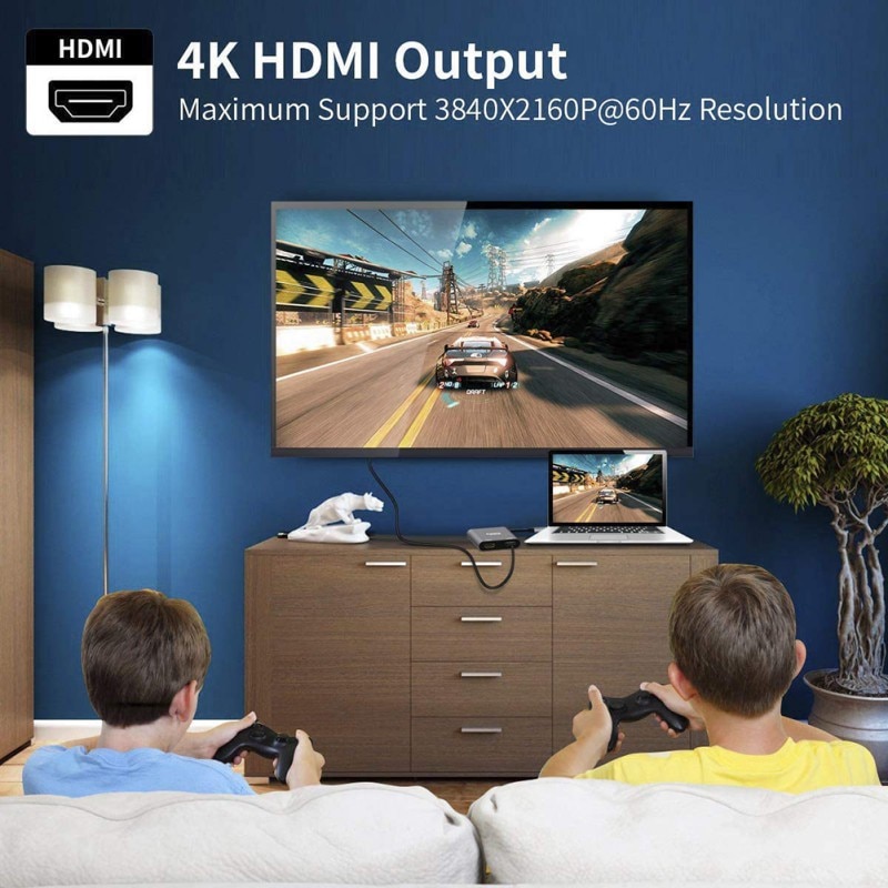 USB C to Dual HDMI Display Output 4K 30HZ UHD Vide... – Grandado