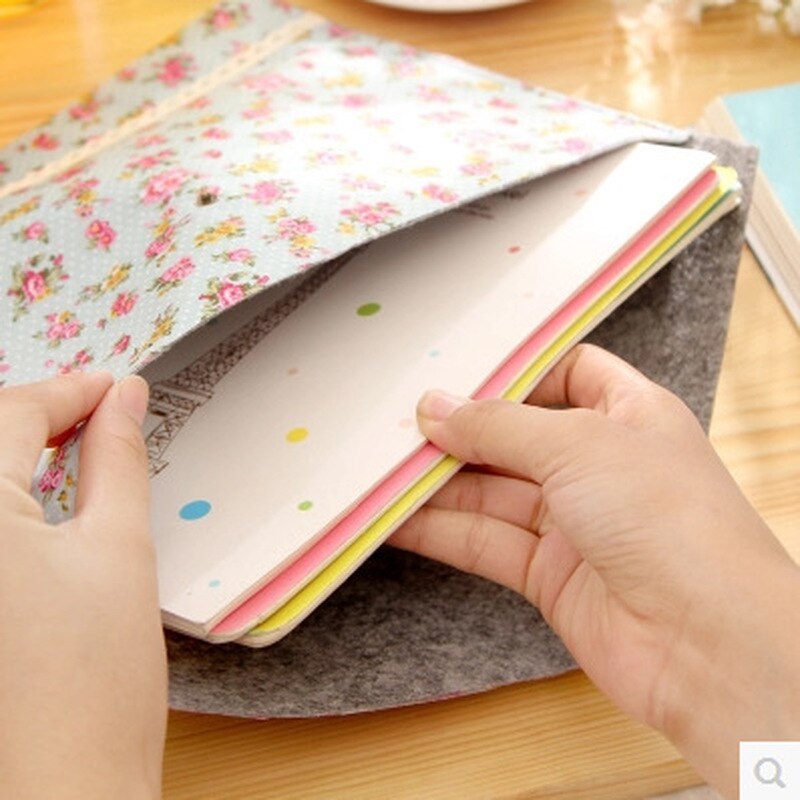 1 Pcs A4 Cotton Fabric Paper Holder Portafolio Sch... – Grandado