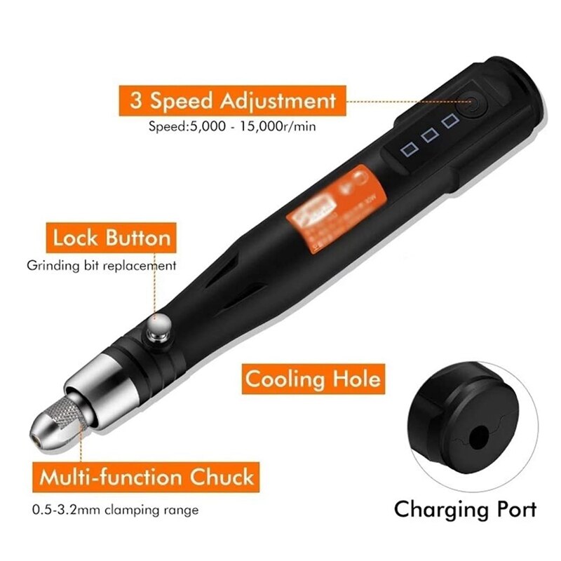 105 PCS 30W Corded Rotary Power Tool Kit Mini 3 Sp... – Grandado