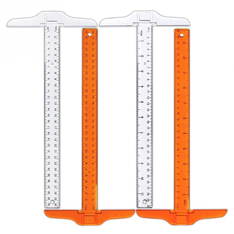 30cm Clear Transparent Plastic Straight Ruler Meas... – Vicedeal