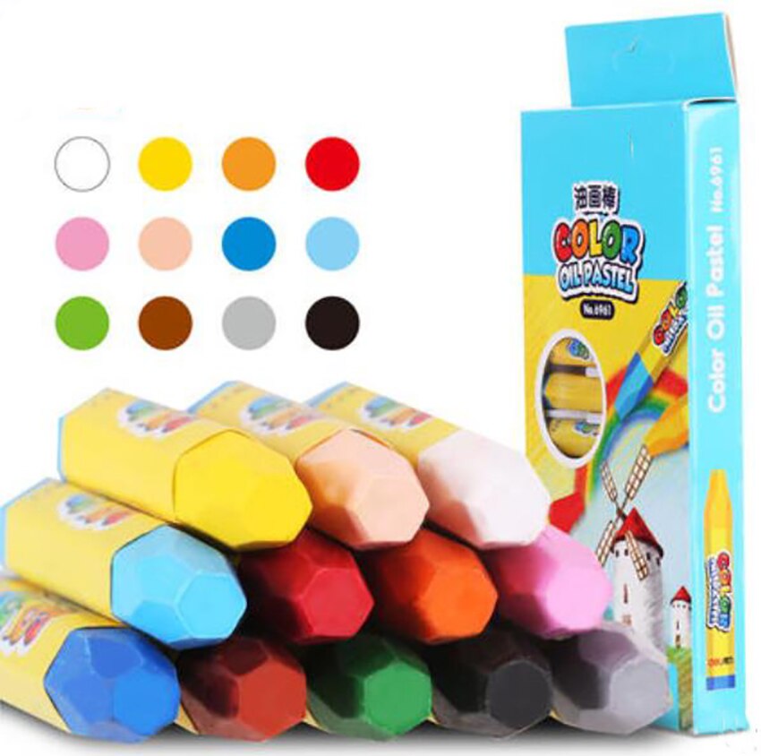 1Set DIY 12/18/24/36 Colors Pastel Pencil, Colorfu... – Grandado