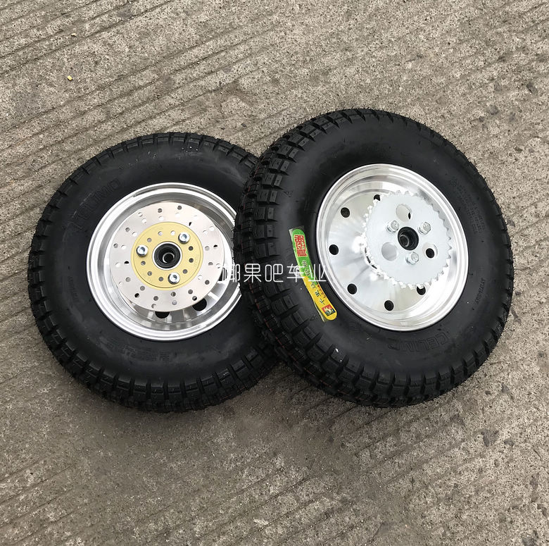 Wheel assembly air 4.00-8 (tire + camera + disk) "... – Vicedeal