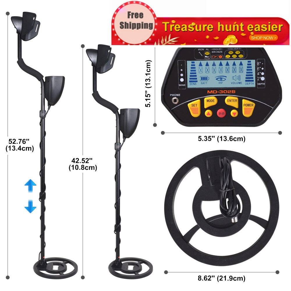 MD-3028 Professionele Underground Metal Detector H... – Grandado