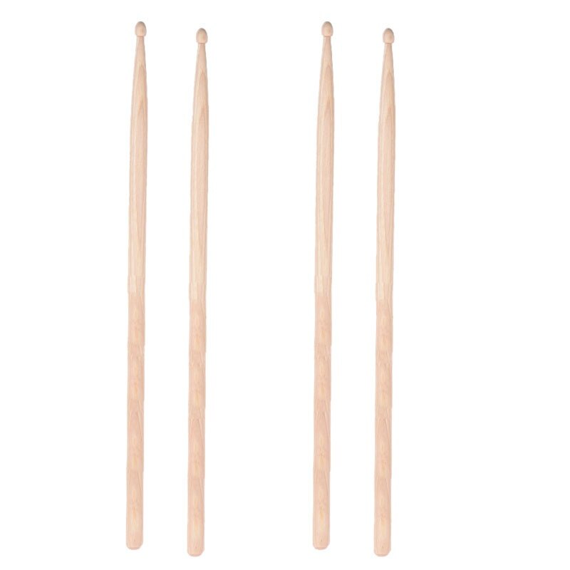 2 Pairs of Maple Wood 5A Drum Sticks Drumsticks Dr... – Grandado