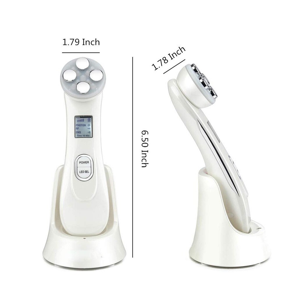 LED Photon Face Skin EMS Mesotherapy Electroporati... – Grandado