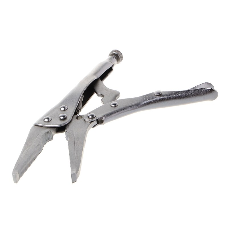 7 Inch Locking Pliers Long Nose Straight Jaw Lock ... – Grandado