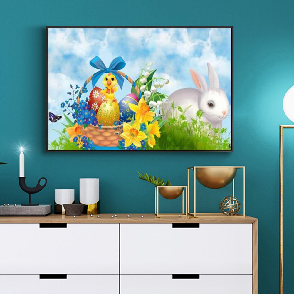 5D Diamond Painting DIY Full Round Drill Easter Eg... – Grandado