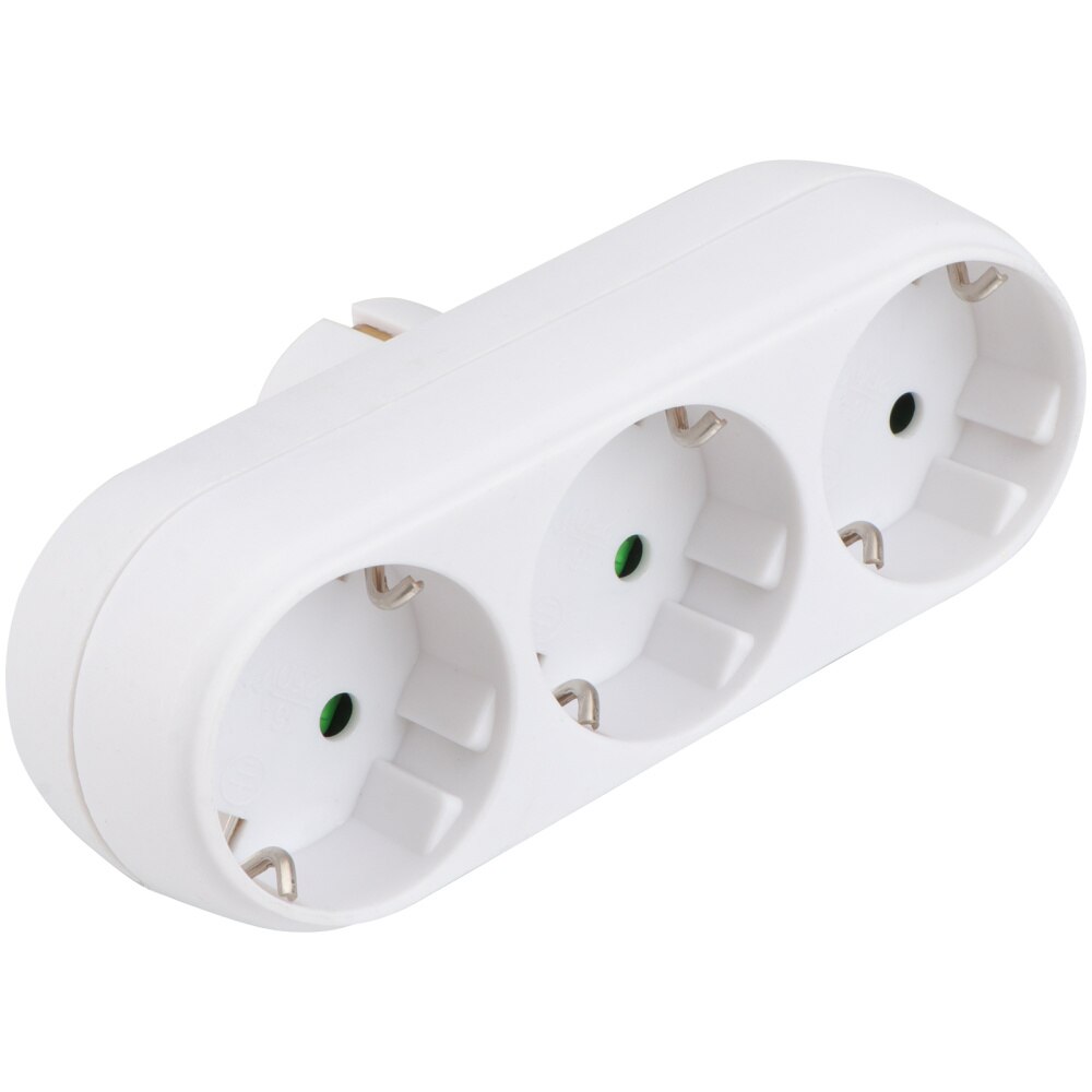 Triple Socket Stopcontact Adapter Anti-Vlam Hitteb... – Vicedeal