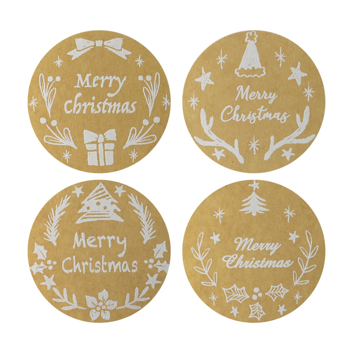 Christmas Paper Sticker, Letter Print Sealing Stic... – Grandado