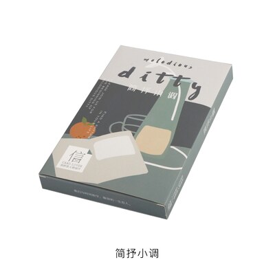 30 Pcs/Set Melodious Ditty Grey Theme Postcard Gre... – Grandado