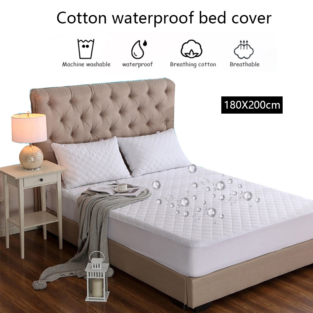 Bed Cover Stof Gewatteerde Matras Protector Waterd... – Grandado