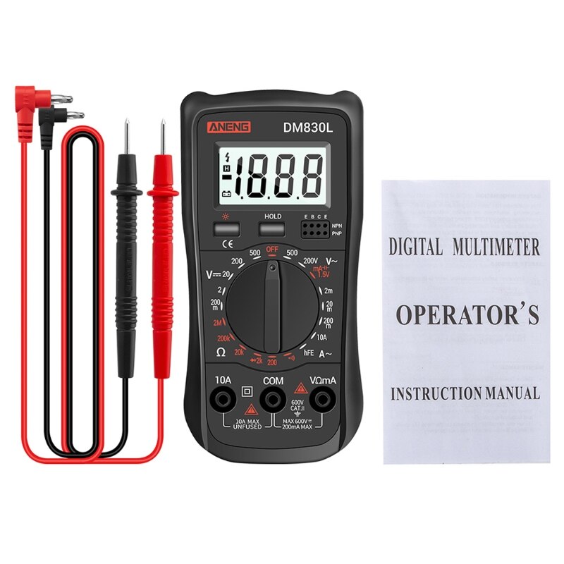 DM830L Digital Multimeter 1999 Count Electrical Tr... – Vicedeal