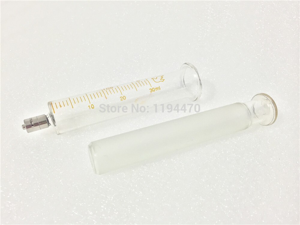 2 stks/partij 30 ml 30cc Glas Spuit Luer Lock Head... – Vicedeal