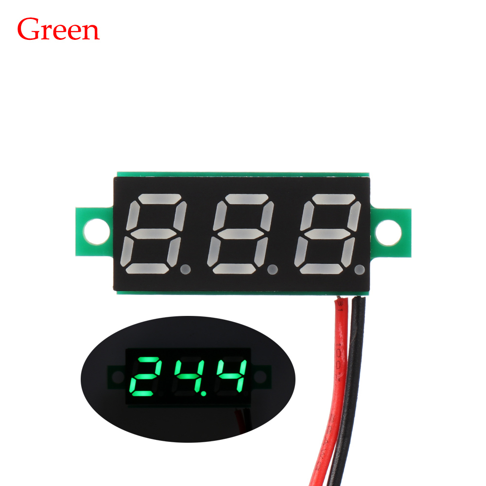 Voltímetro digital, dc 2.5-30v, voltimetro azul e ... – Grandado