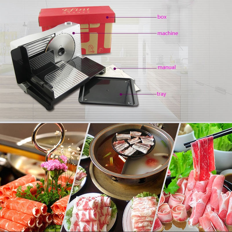 Household electric meat slicer FS-989 slicing cutt... – Grandado