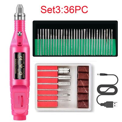 Electric Nail Drill Machine Kit , Finger Toe Nail ... – Vicedeal