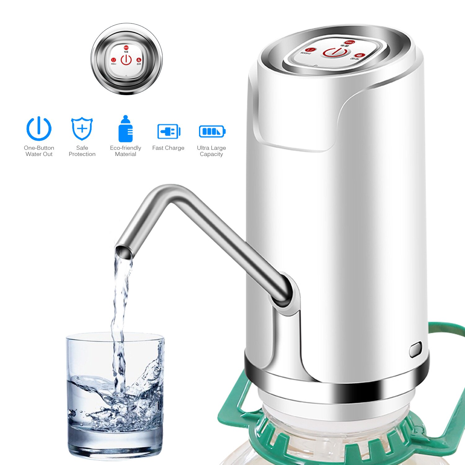 Automatische Water Fles Pomp Draagbare Elektrische... – Vicedeal
