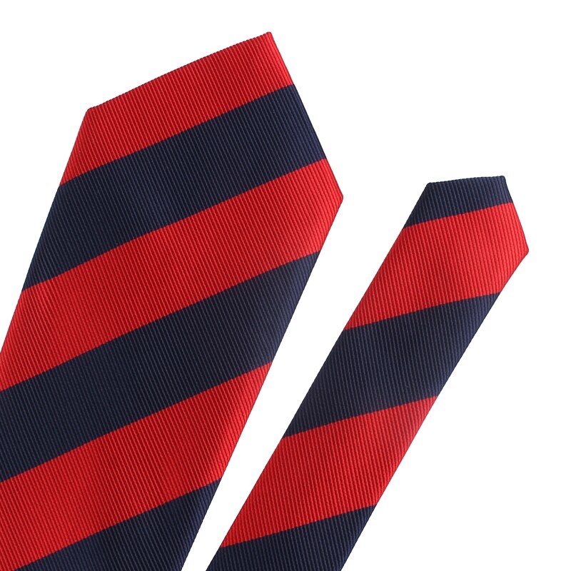 Striped Neck Tie For Men Polyester Jacquard Men Ti... – Grandado