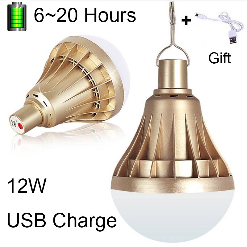 BEYLSION USB Rechargeable LED Bulb Portable Lighti... – Grandado