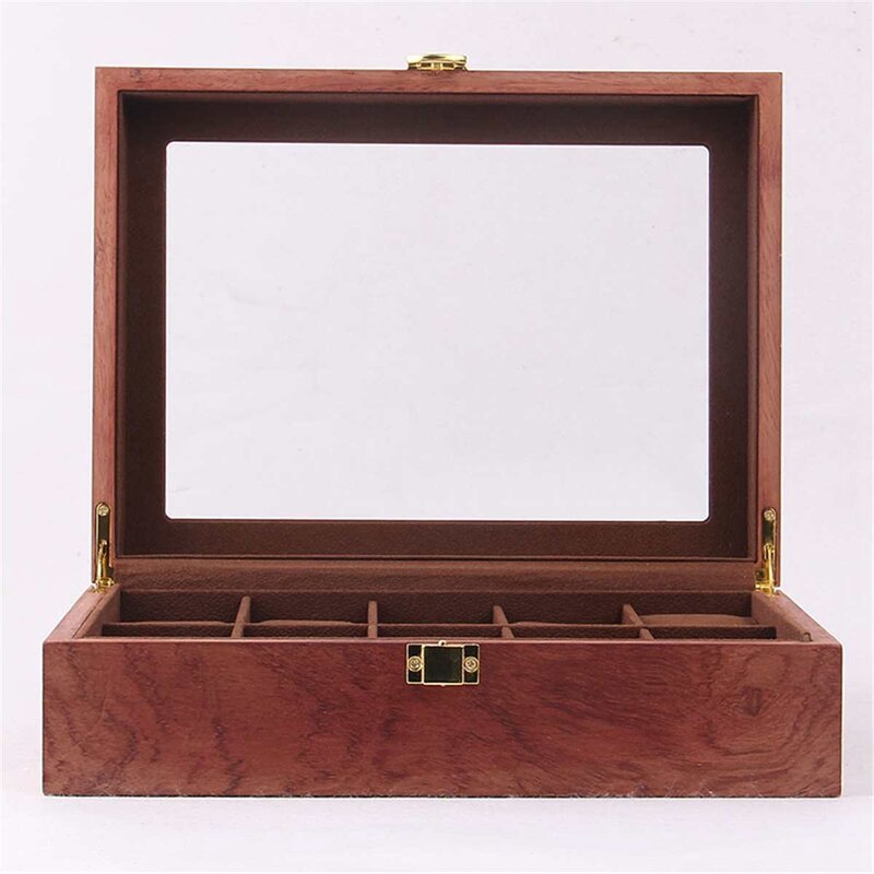 Retro Houten Horloge Display Case Duurzaam Verpakk... – Vicedeal