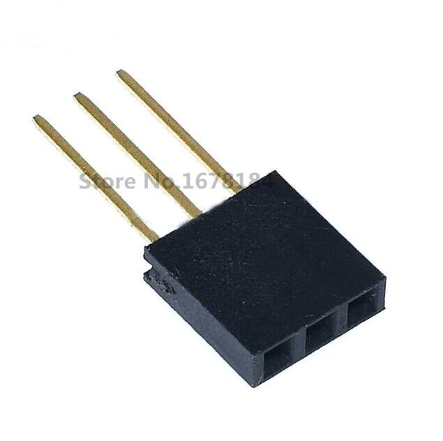 Connecteur femelle droit à une rangée de 3 broches... – Grandado