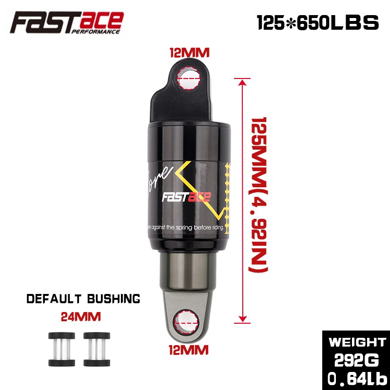 Rear shock bike mountain FASTace-200, rear suspens... – Grandado