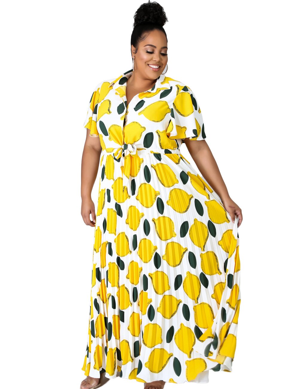 4XL 5XL Plus Size Women Long Maxi Dress Floral Pri... – Grandado