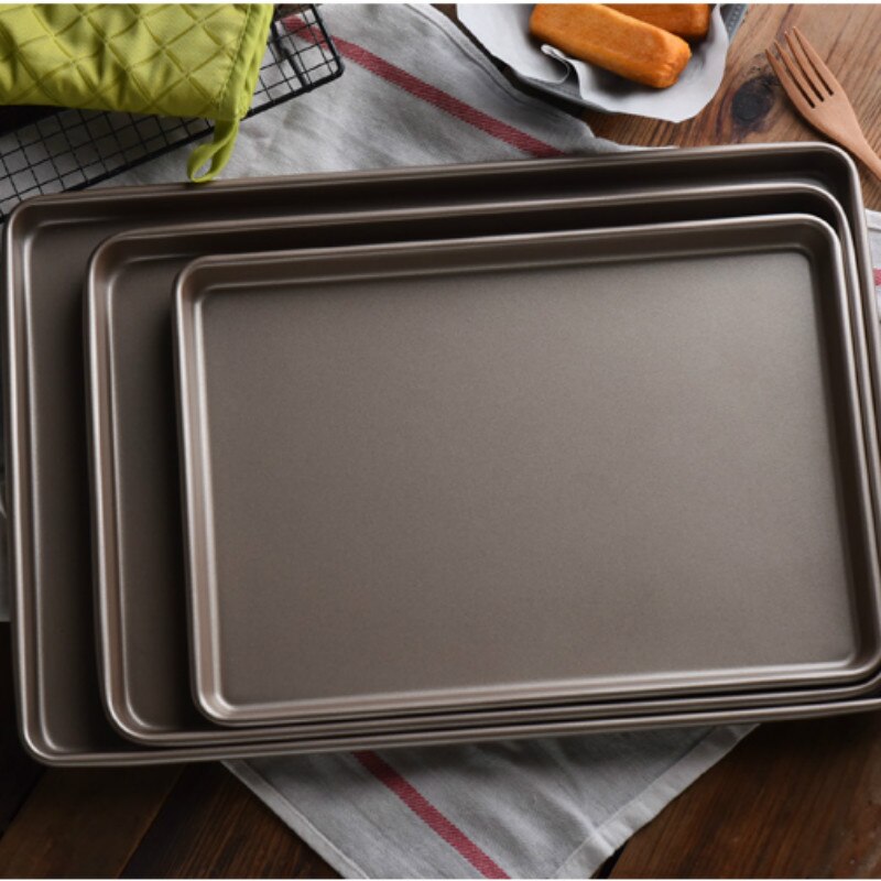 1 thick oven cake baking tray rectangular baking t... – Grandado