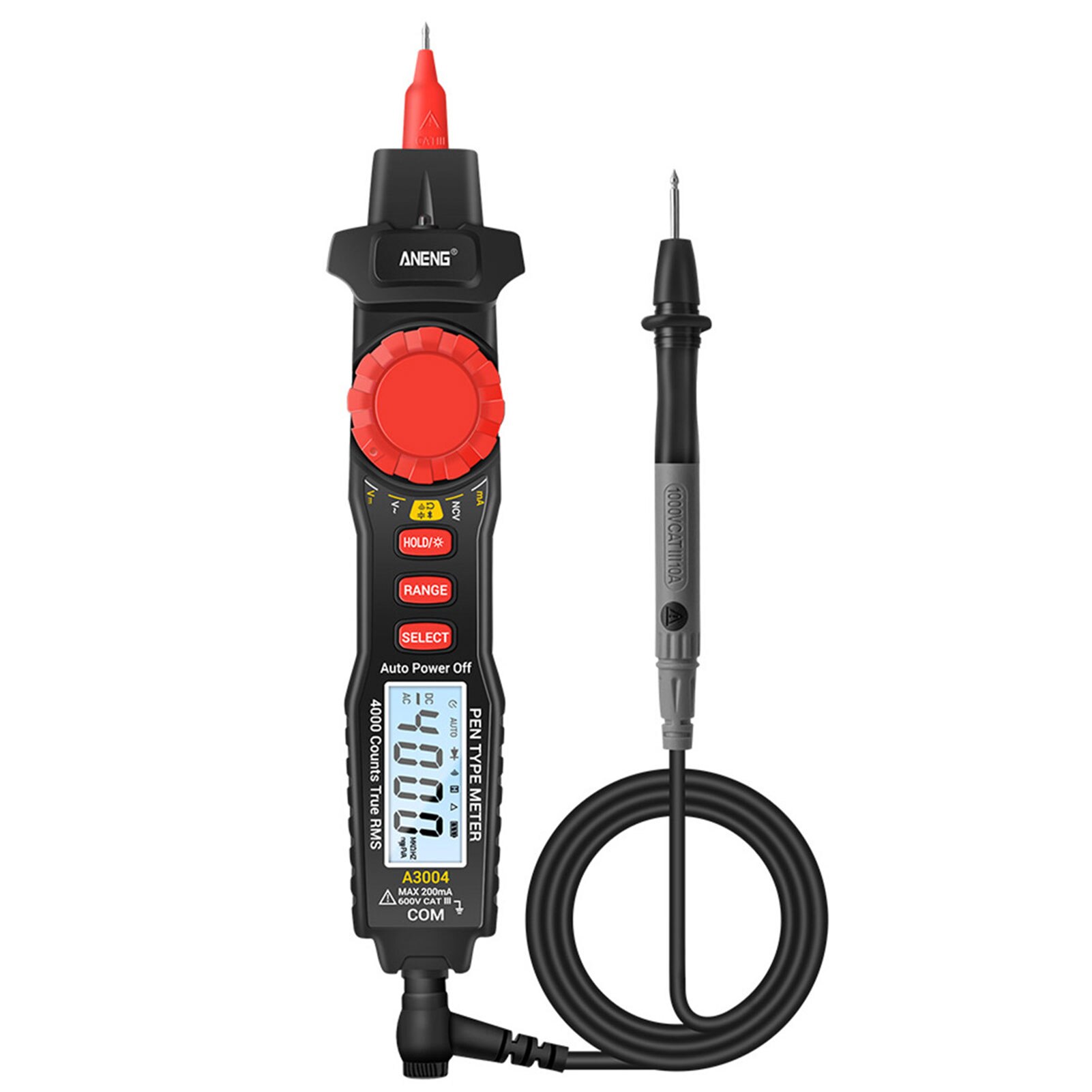 A3004 Digital Multimeter Pen Type 4000 Counts With... – Grandado