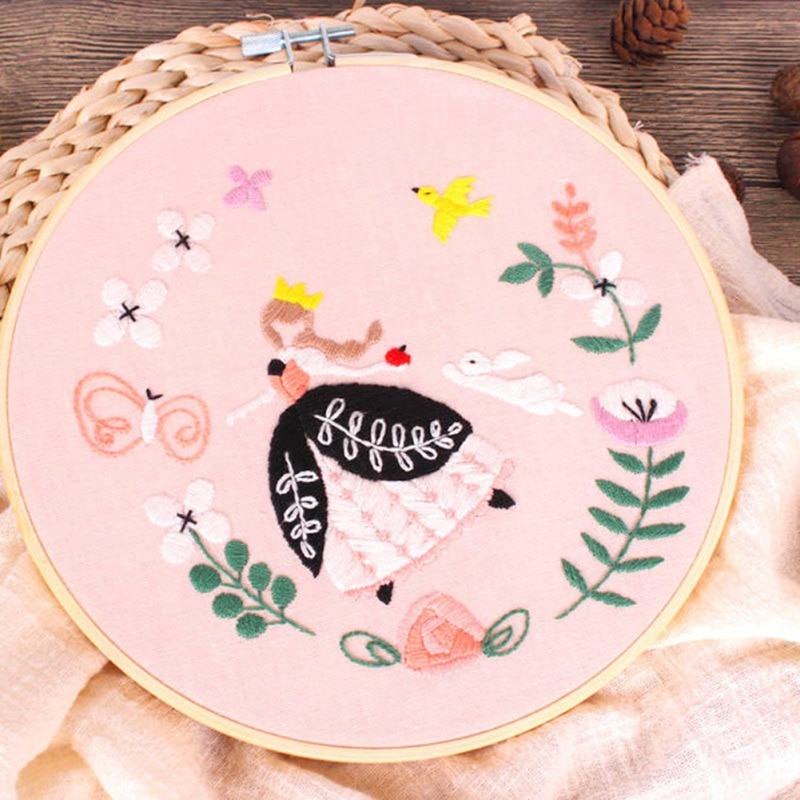 Embroidery Flower Needlework Handwork DIY Material... – Grandado