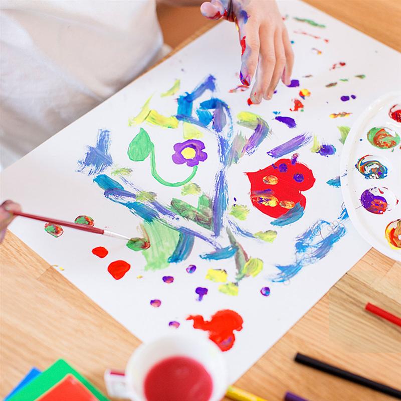 3Pcs White Drawing Paper Roll Poster Paper Craft P... – Grandado