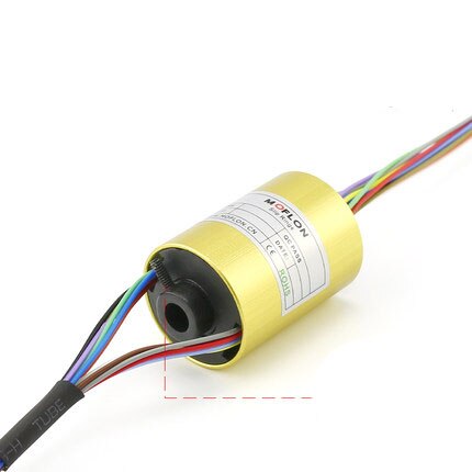 Slide ring rotating conductive collector brush thr... – Vicedeal