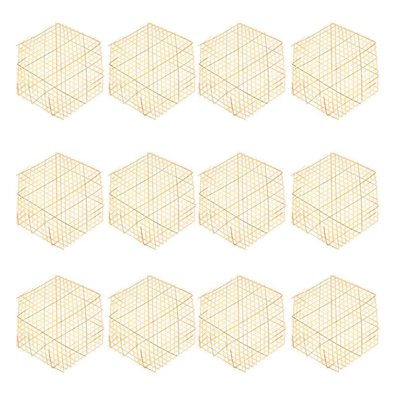 12pcs Handmade Bamboo Mats Decorative Food Mats Pl... – Grandado