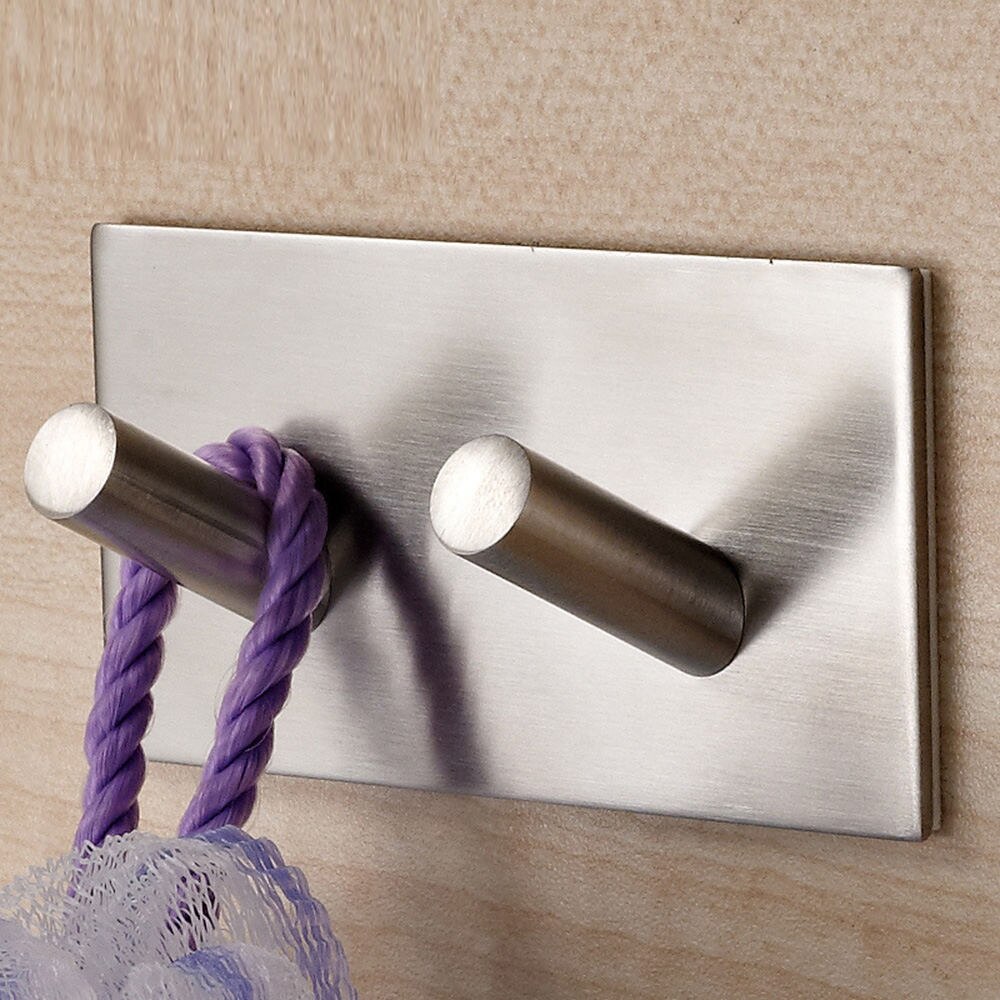 Double Adhesive Hook Cabinadd Stainless Steel Doub... – Vicedeal